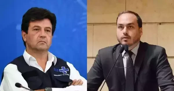 Carlos Bolsonaro sobre Mandetta: "queimou a rosca, diz o revólver ...