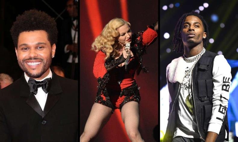 The Weeknd lança música com Madonna e Playboi Carti e conquista ...
