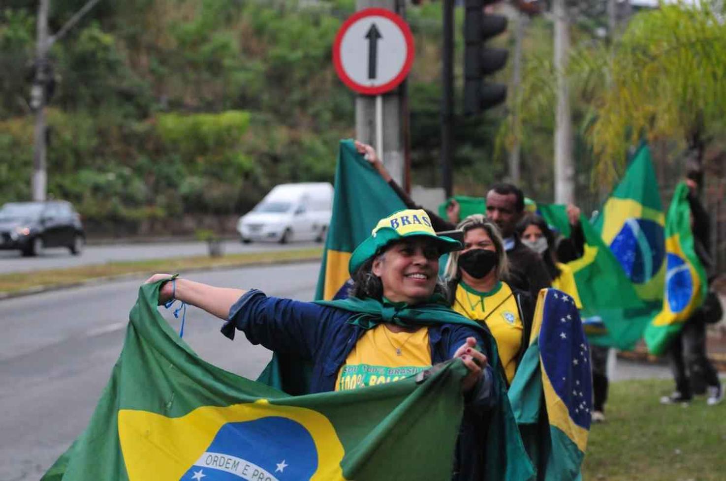 Manifestação bolsonarista em BH -Estado de Minas Manifestação bolsonarista em BH -Estado de Minas