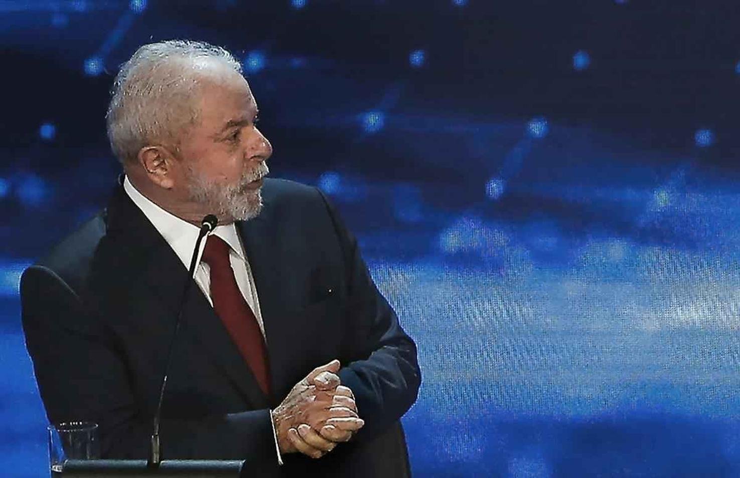 Imagens do debate entre candidatos a presidente na Band -Estado de Minas