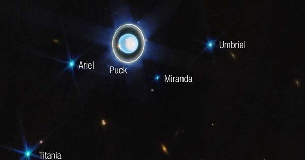 NASA:Telescópio Webb captura 11 anéis de Urano - Internacional - Estado ...