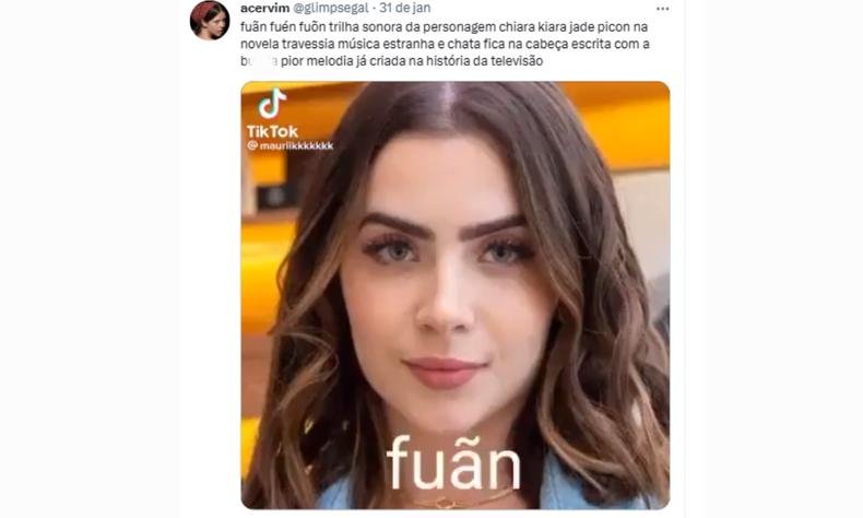 Música tema de Jade Picon em 'Travessia' vira meme nas redes sociais ...