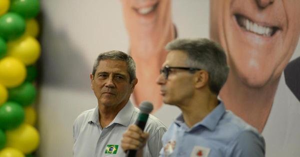 Braga Netto anuncia Zema como coordenador da campanha de Bolsonaro em ...