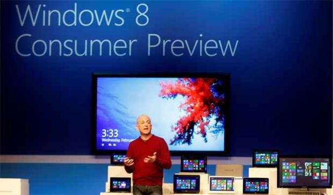 Microsoft apresenta o Windows 8 na esperança de recuperar terreno ...